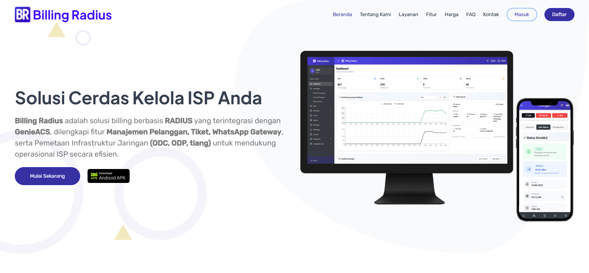 Billing Radius - Solusi Cerdas Kelola ISP Anda